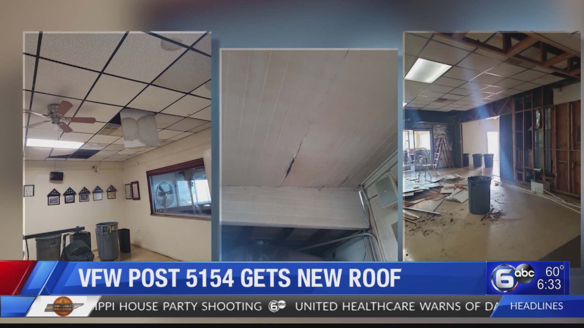VFW Post 51-54 gets new roof – WATE 6 On Your Side