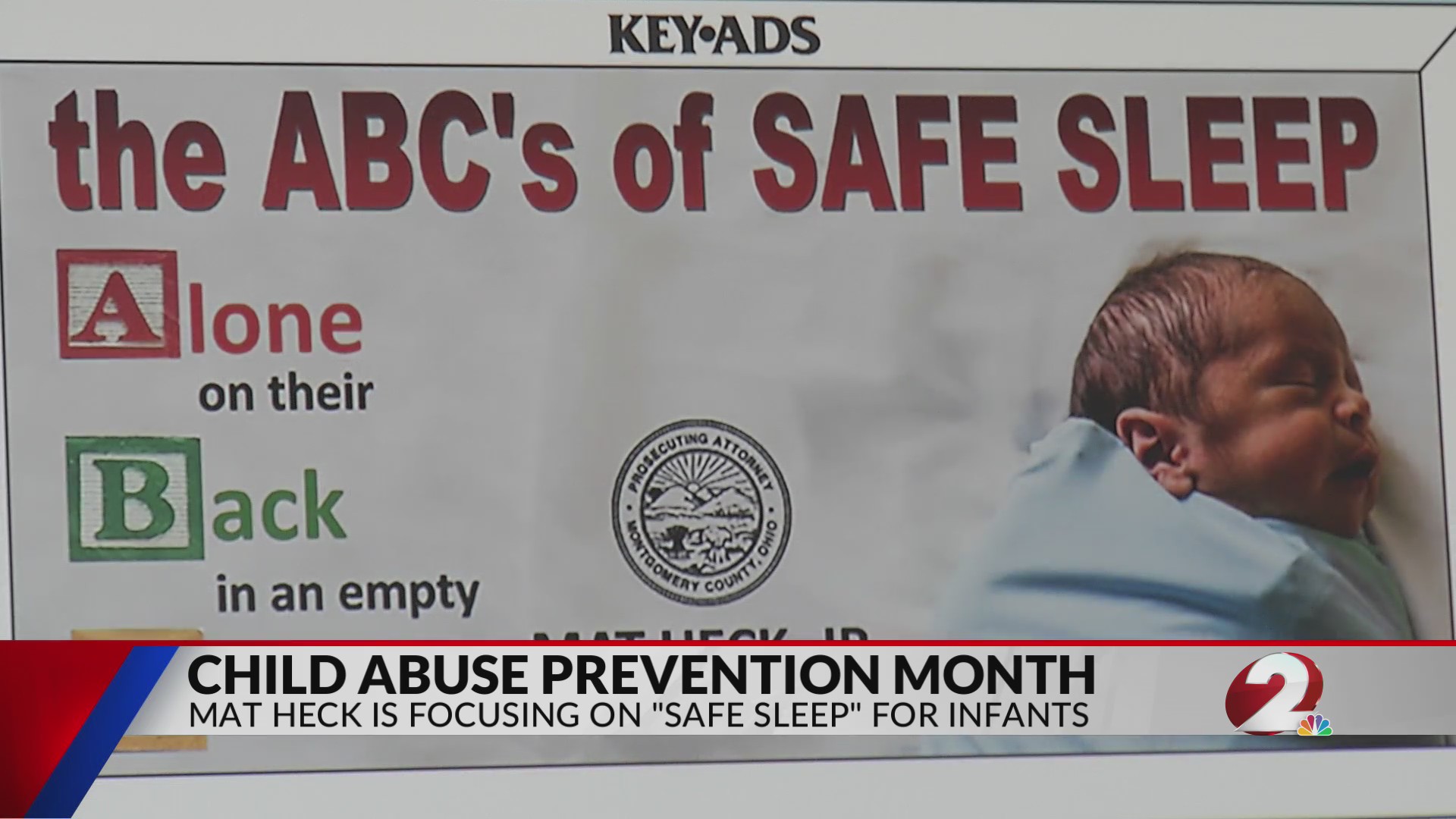 Montgomery County prosecutor launches safe sleep campaign – WDTN.com