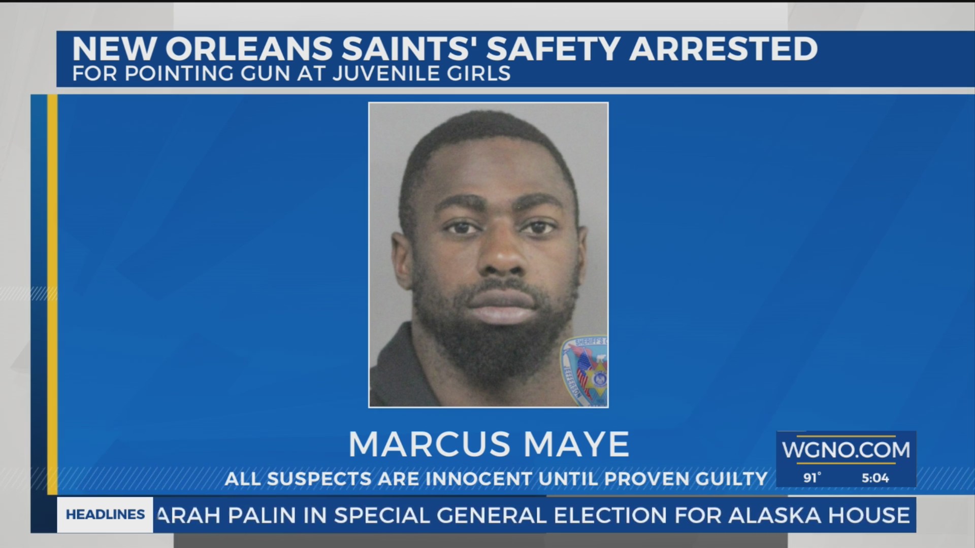 Saints safety Marcus Maye arrested, accused of pointing gun at ...