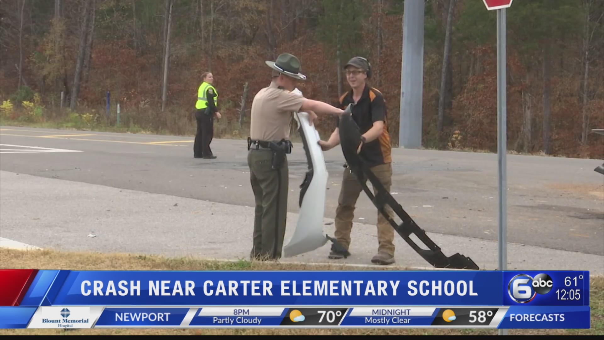 Crash near Carter Elementary School – WATE 6 On Your Side