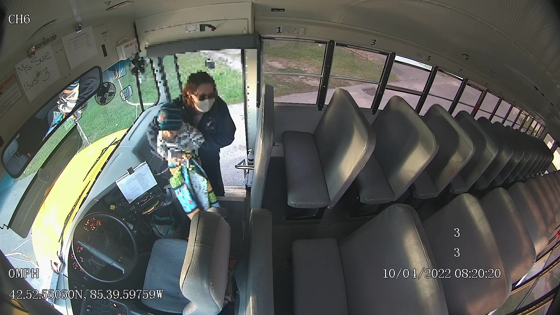 Full video: Heroic rescue of baby caught on school bus camera – WOODTV.com