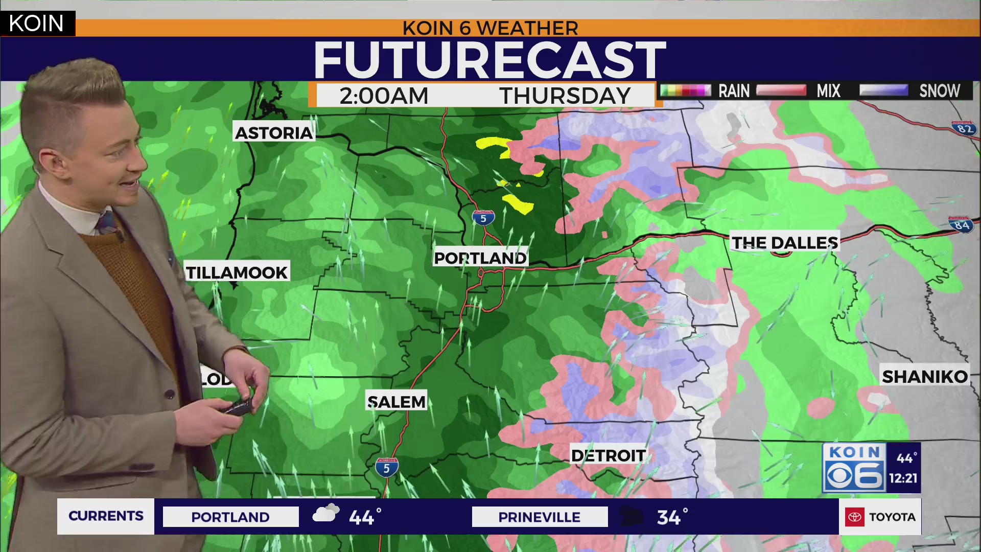 Rain and snow continues around Portland – KOIN.com