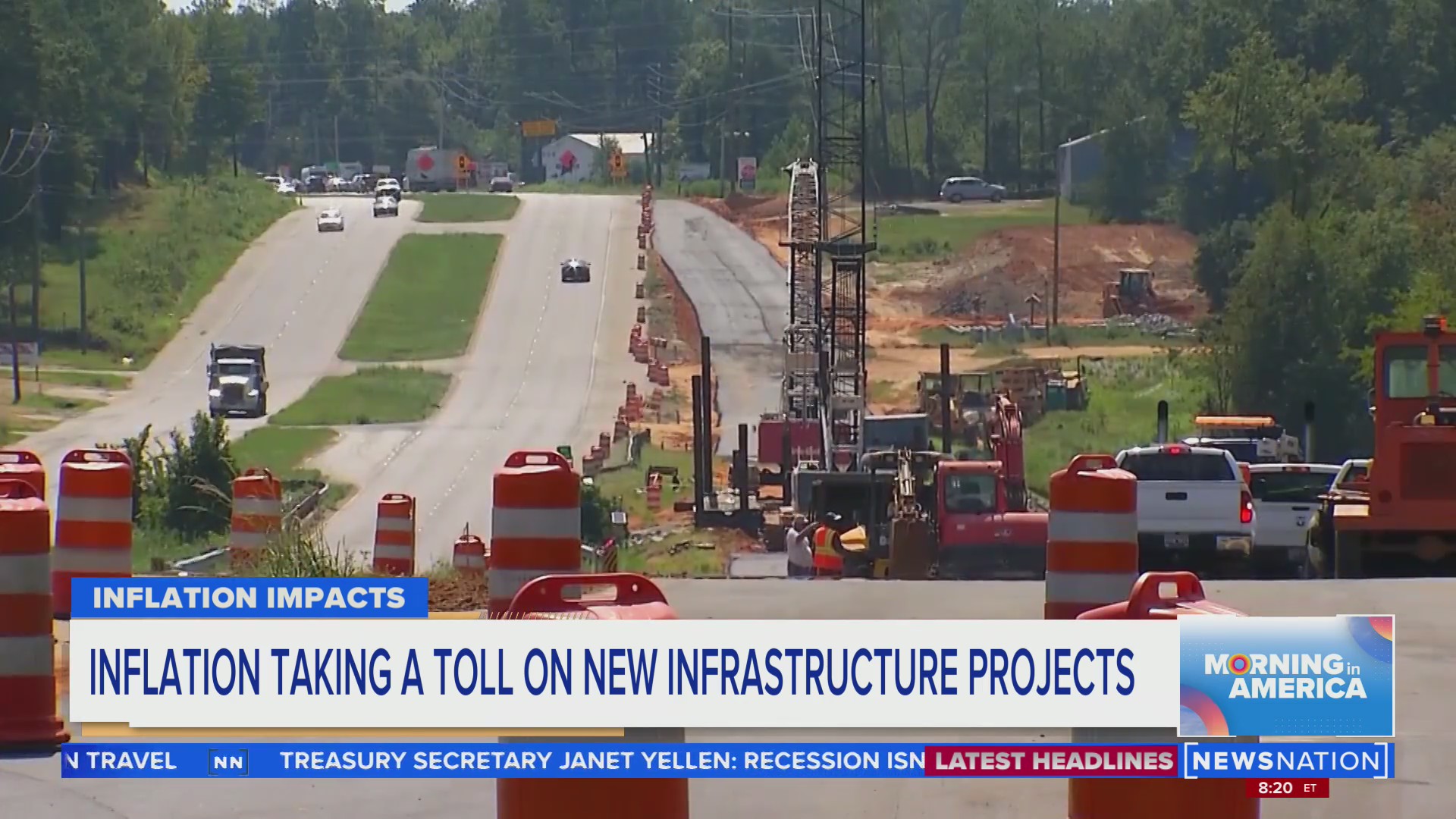Inflation taking a toll on new infrastructure projects | Morning in ...