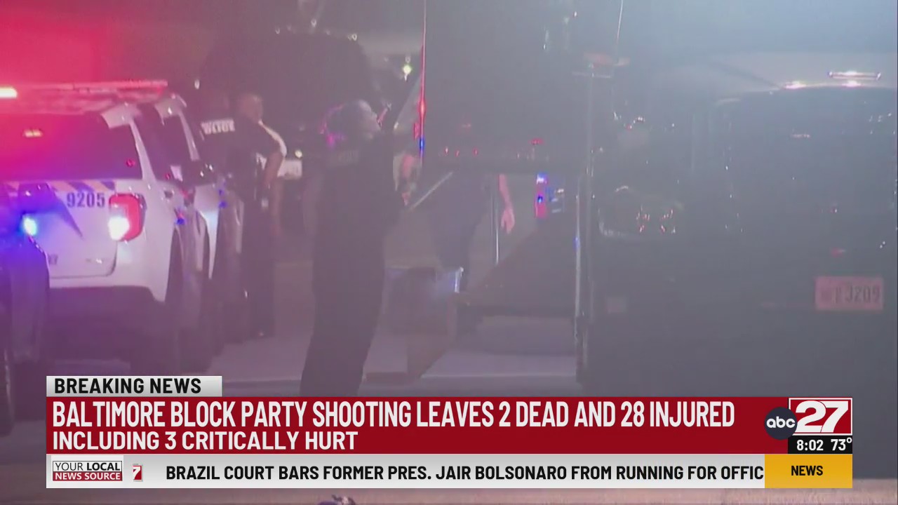 Baltimore block party shooting leaves 2 dead and 28 injured ...