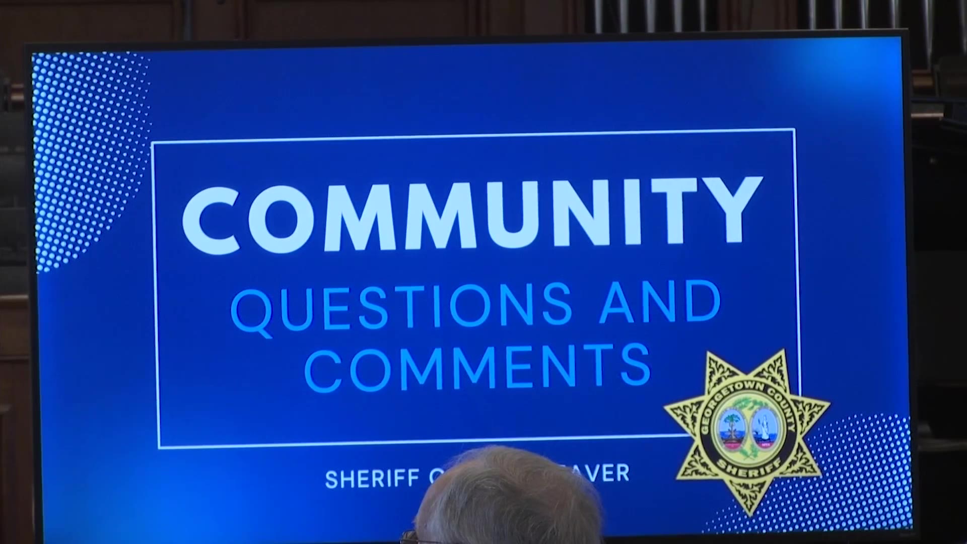 GCSO holds public listening session – WCBD News 2