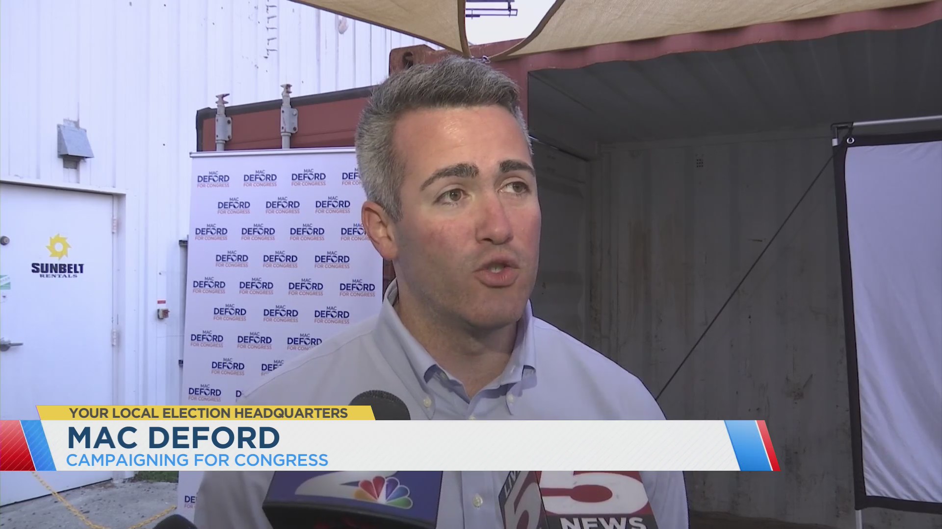 Mac Deford launches SC-01 campaign – WCBD News 2