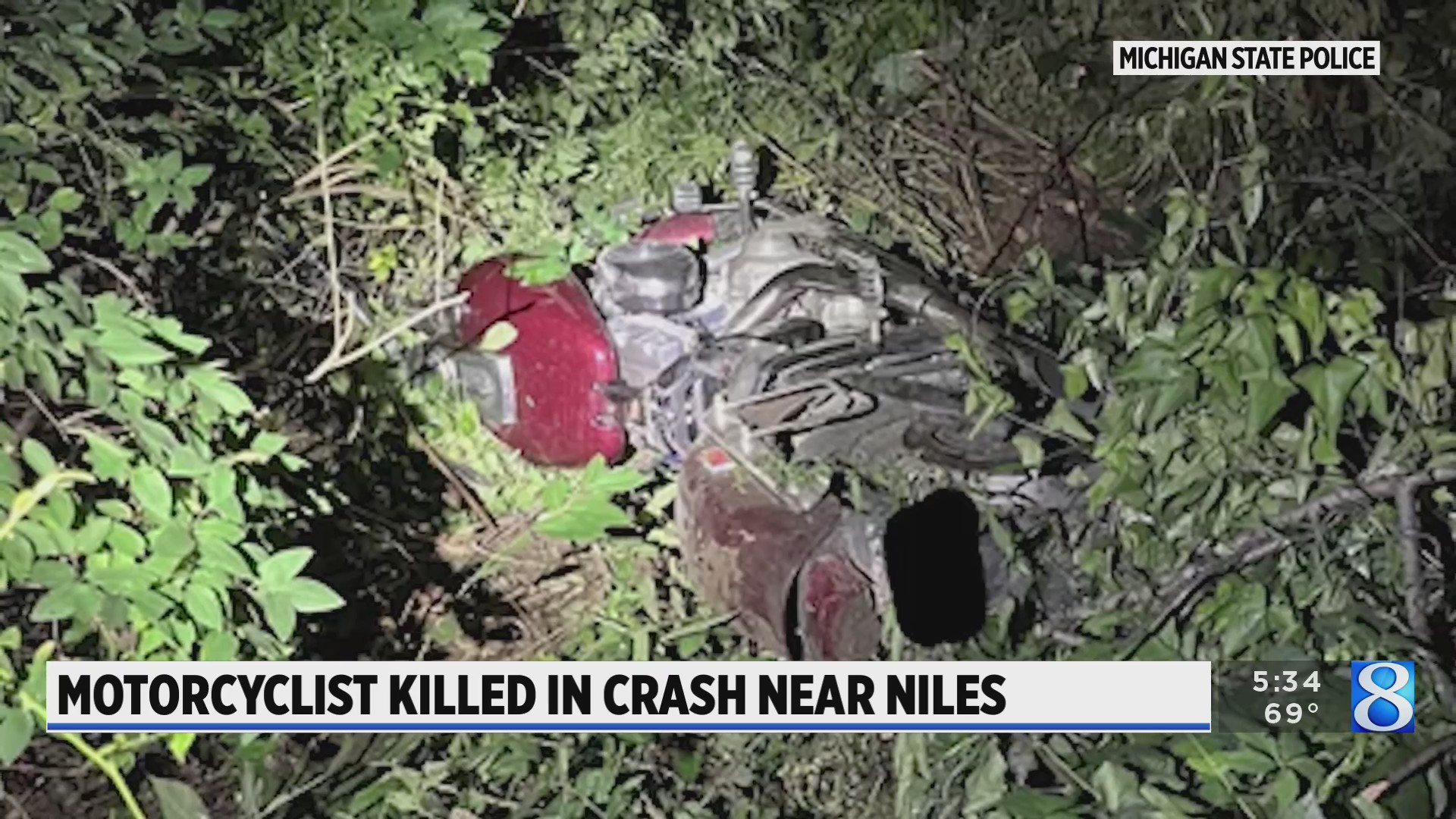 MSP: Motorcyclist killed in crash near Niles – WOODTV.com