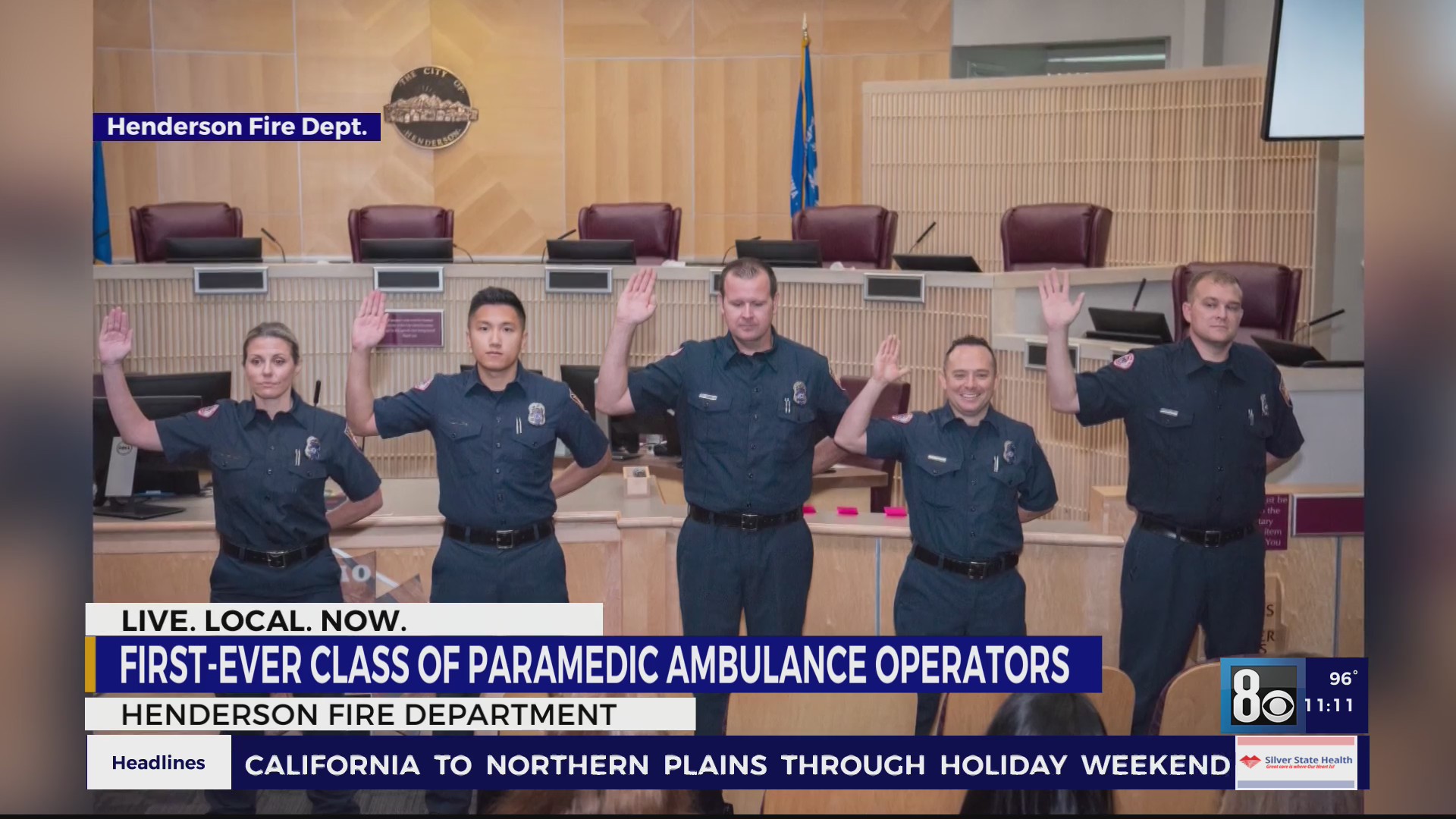 First ever class of paramedic ambulance operators graduation – KLAS