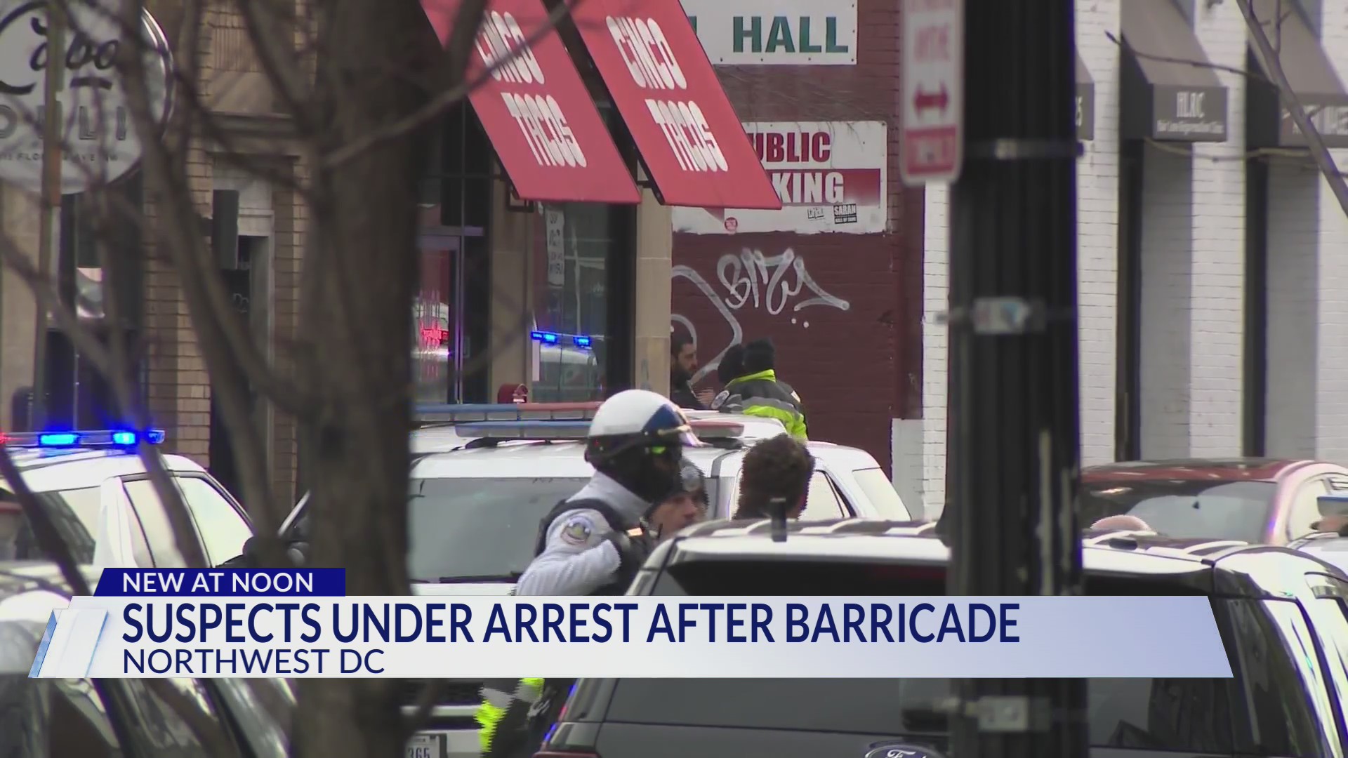 Two People Detained After DC Barricade – DC News Now | DC, Virginia ...