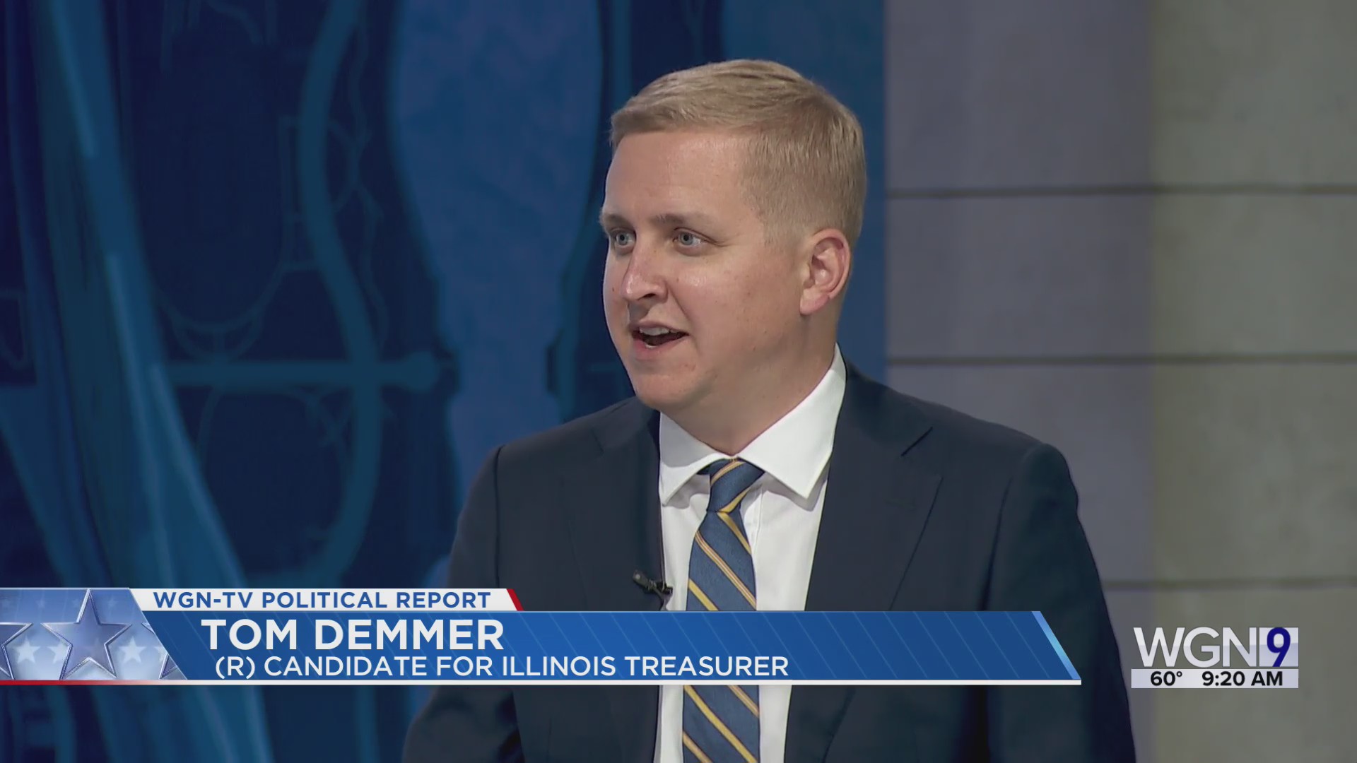 The Race for Illinois Treasurer: Republican Nominee Tom Demmer – WGN-TV