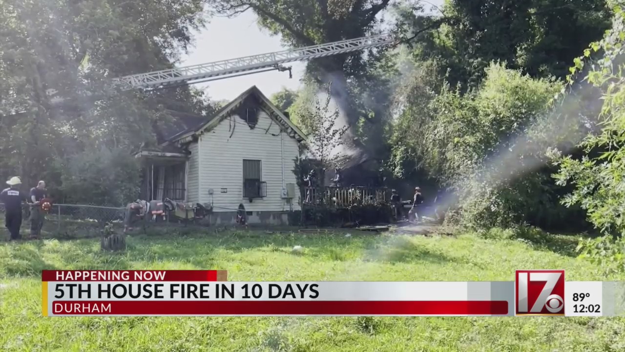 5th Durham house fire in 2 weeks – CBS17.com