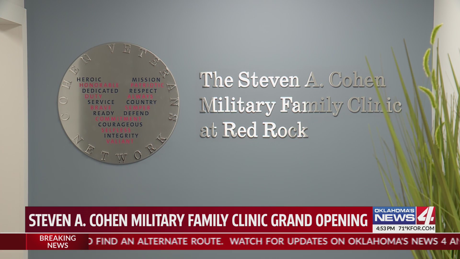 Steven A. Cohen military family clinic grand opening – KFOR.com ...