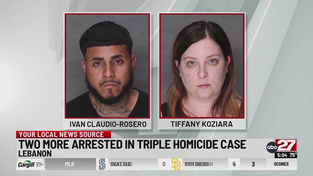 Third suspect arrested, facing death penalty in Lebanon triple-homicide case – PAhomepage.com