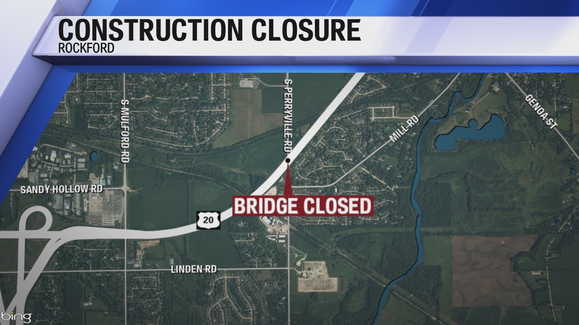 Rockford bridge closing lanes for repairs – MyStateline | WTVO News ...