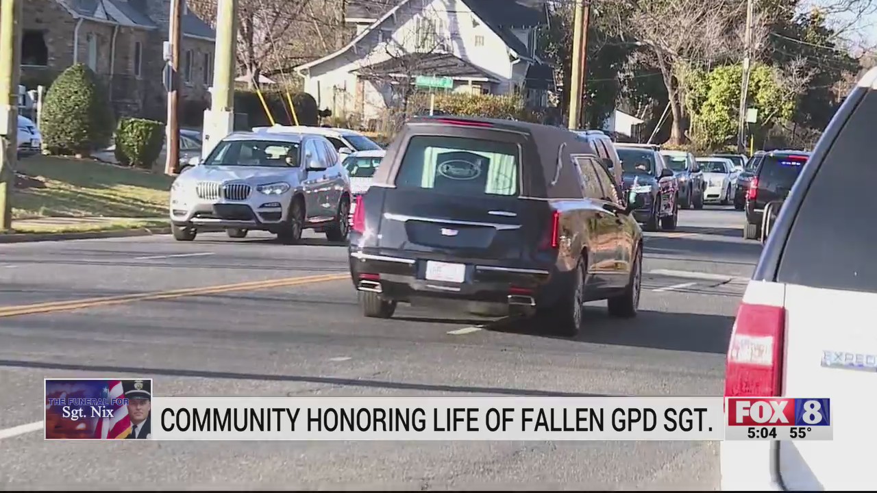 North Carolina Governor Roy Cooper honors Sgt. Dale Nix in Greensboro ...