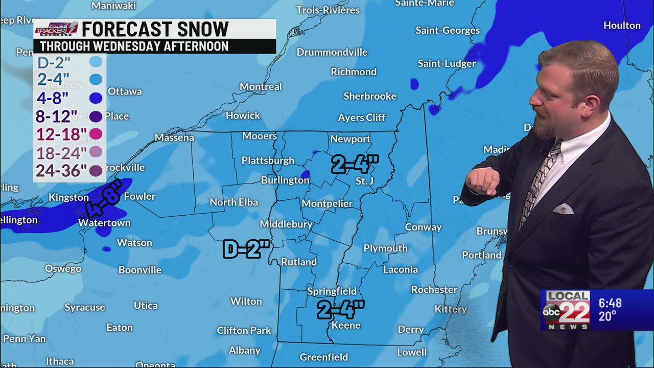 Widespread, accumulating snow arrives Tuesday – ABC22 & FOX44