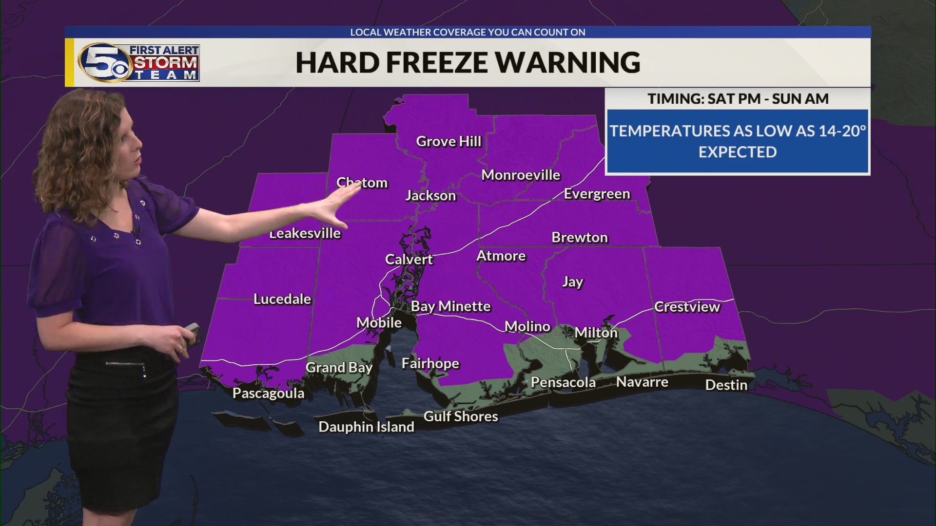 Chilly Weekend, Warmer and Rainy For Next Week: Saturday Morning ...