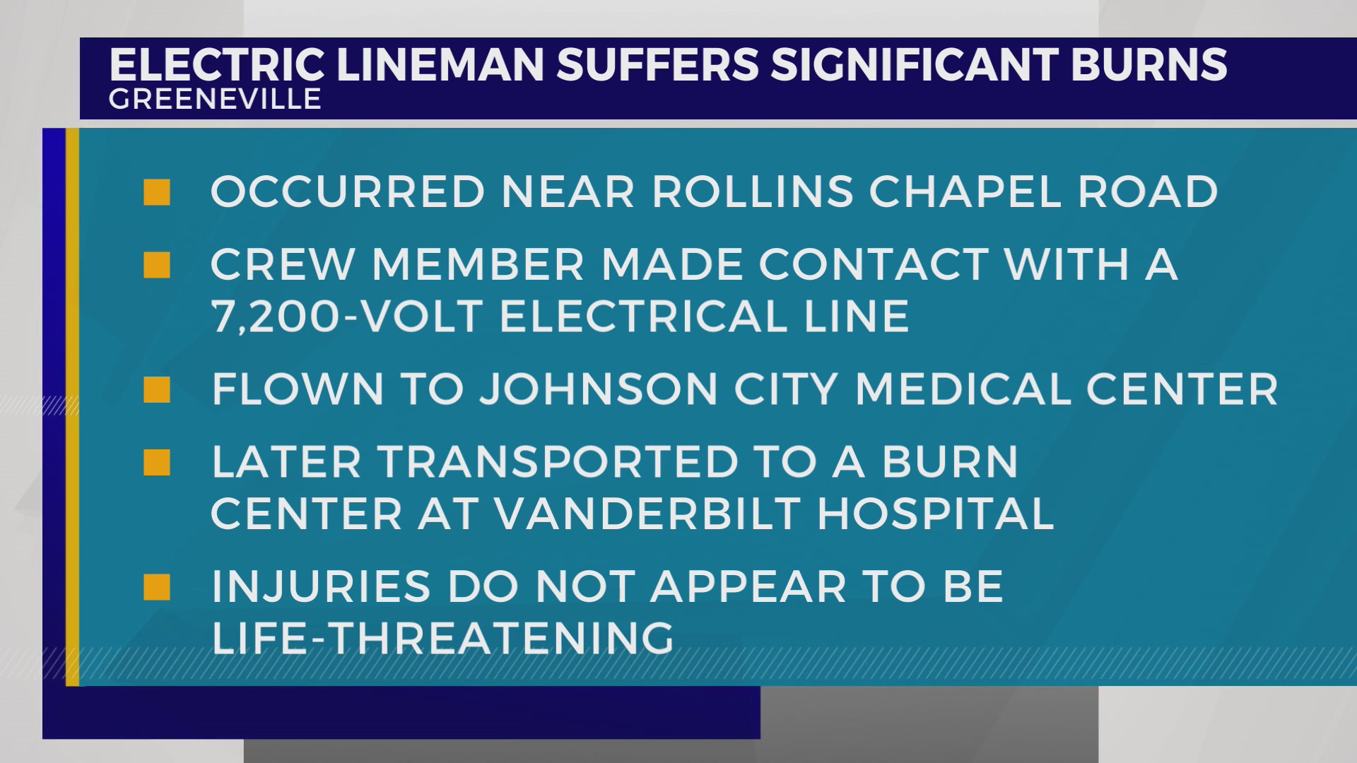 Greeneville Energy Authority: Lineman burned while responding to power ...