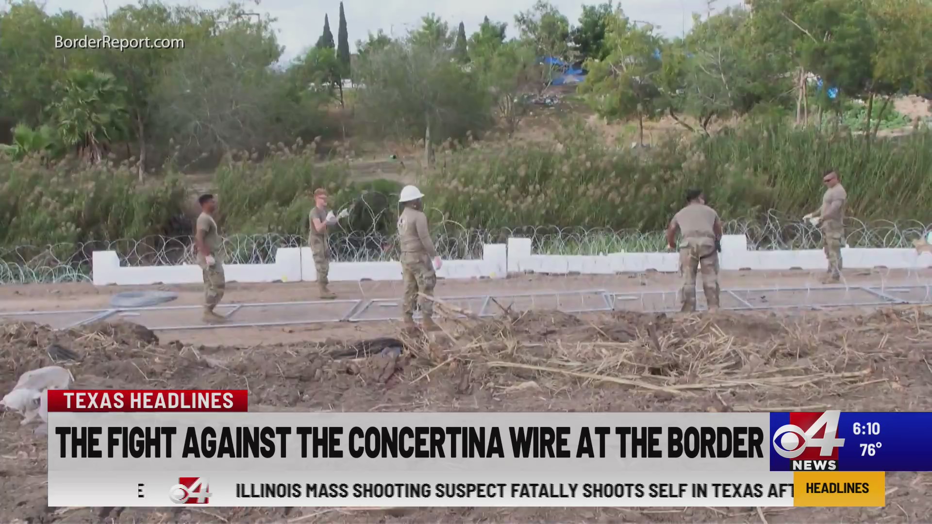 The fight against the concertina wire at the border – FOX 2
