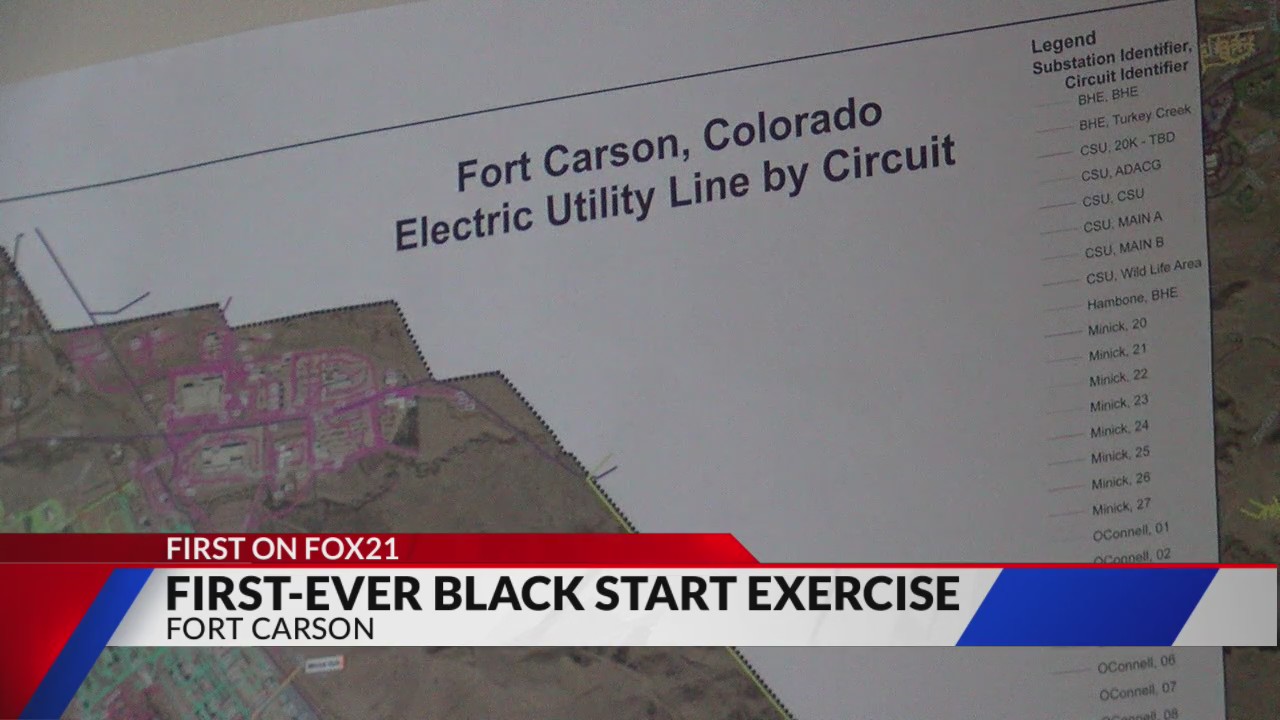 First-ever Black Start exercise at Fort Carson – FOX21 News Colorado