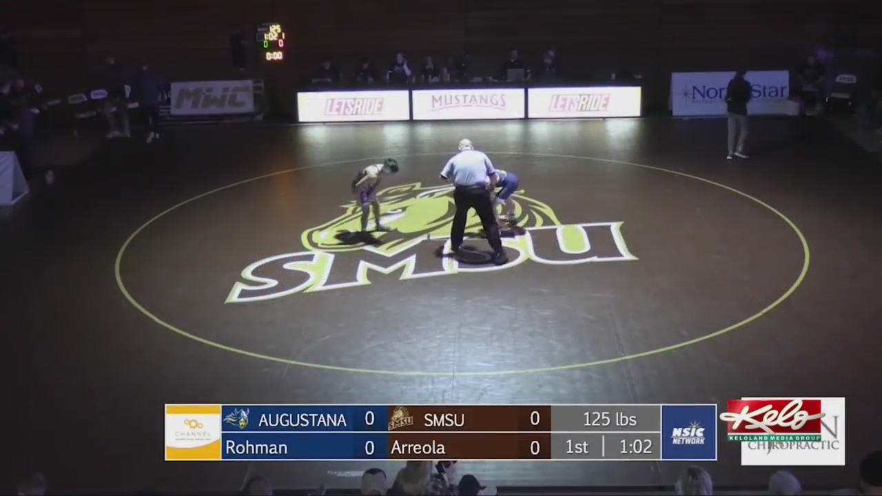 Augustana wrestling wins top 25 showdown at SMSU – KELOLAND.com