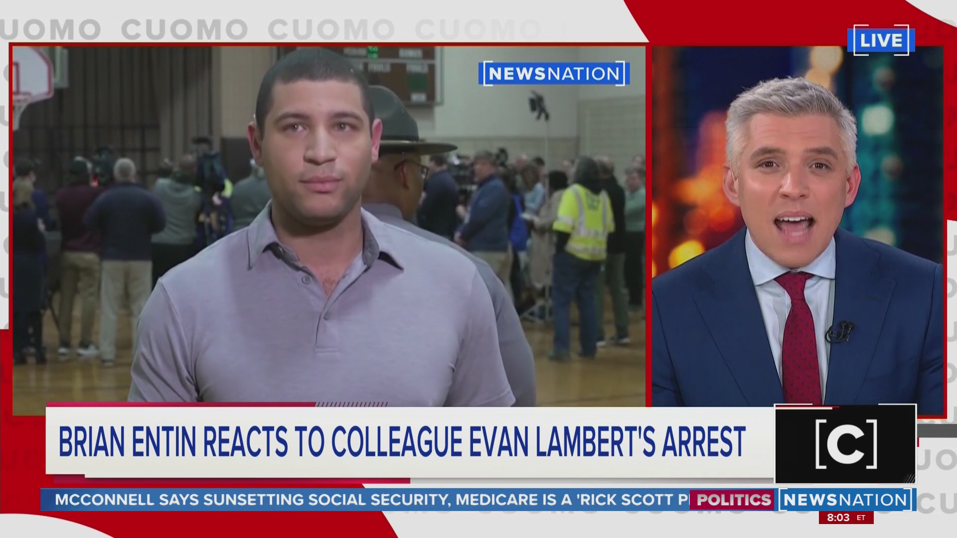 Brian Entin reacts to colleague’s arrest | CUOMO – NewsNation