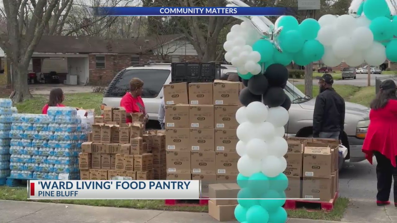 Pine Bluff’s First Ward Living Grace Food Pantry holds food giveaway ...