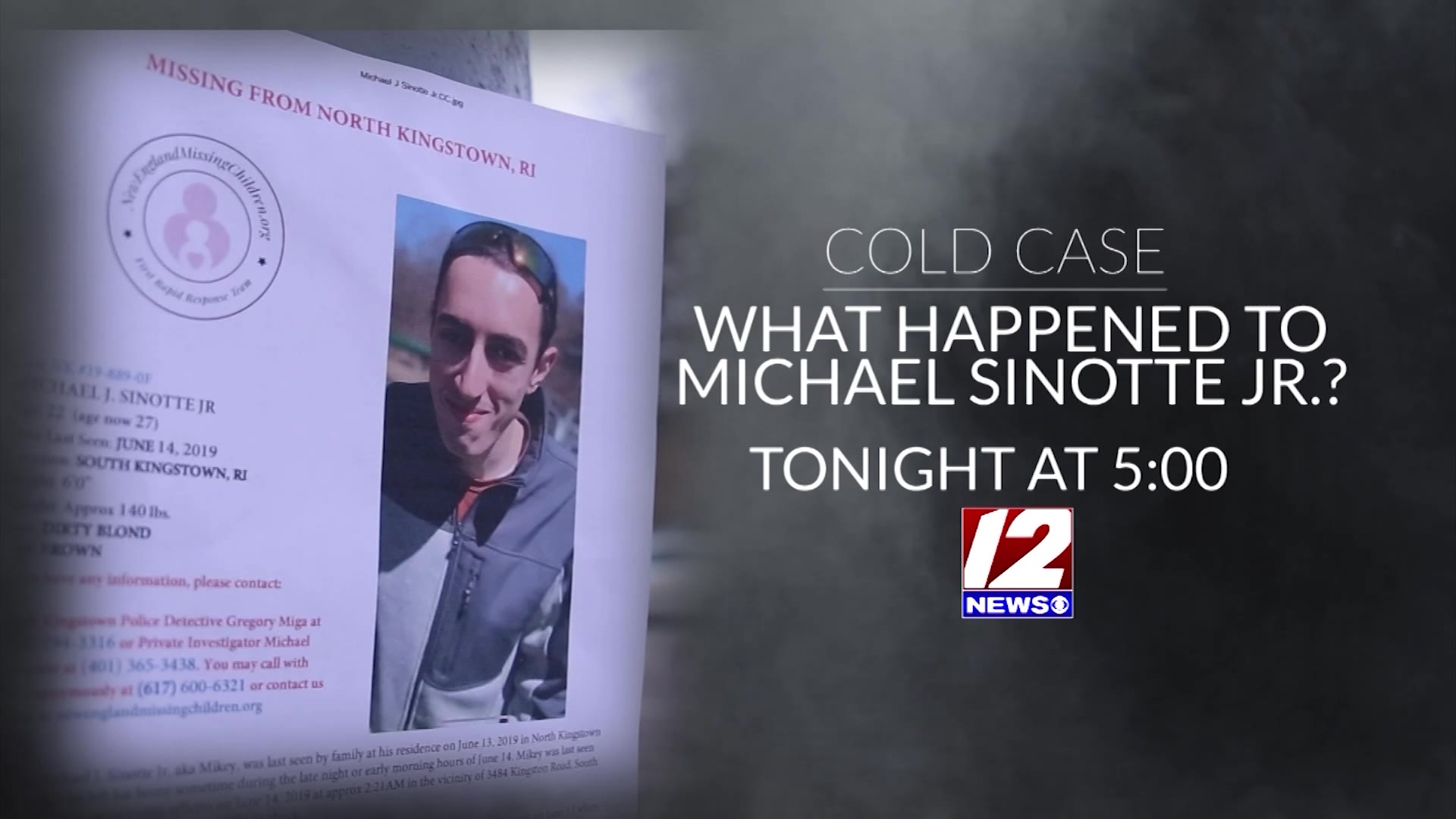 Cold Case: What happened to Michael Sinotte Jr.? – WPRI.com