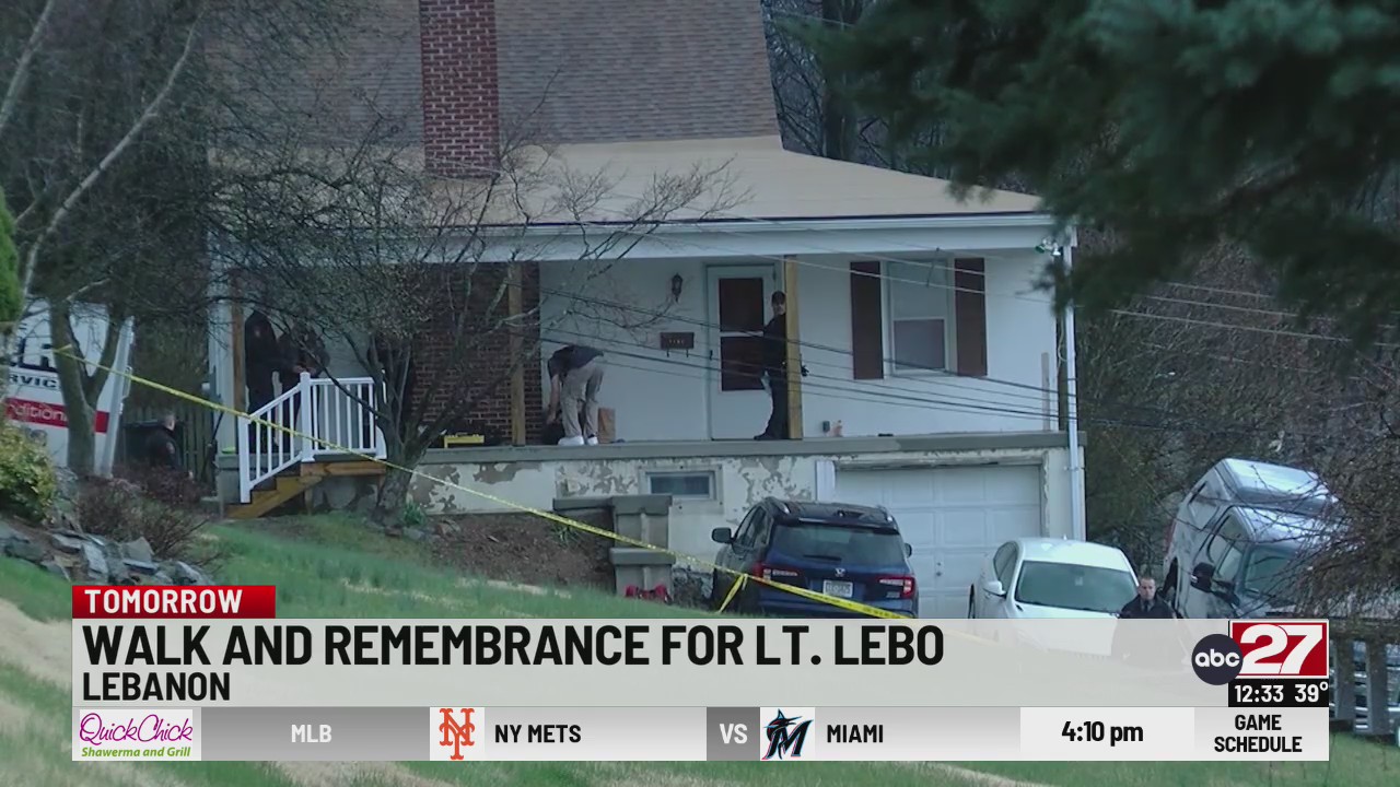 Lebanon Police Lt. Lebo to be honored one year after passing – ABC27
