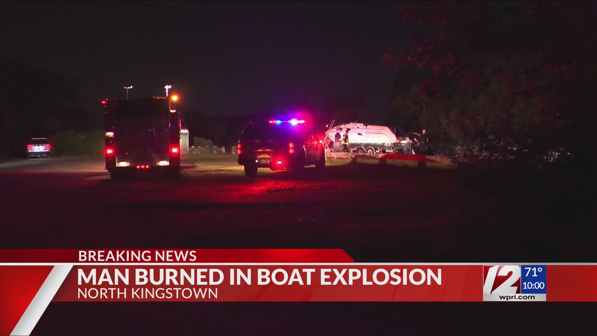 Man suffers burns in North Kingstown boat explosion – WPRI.com