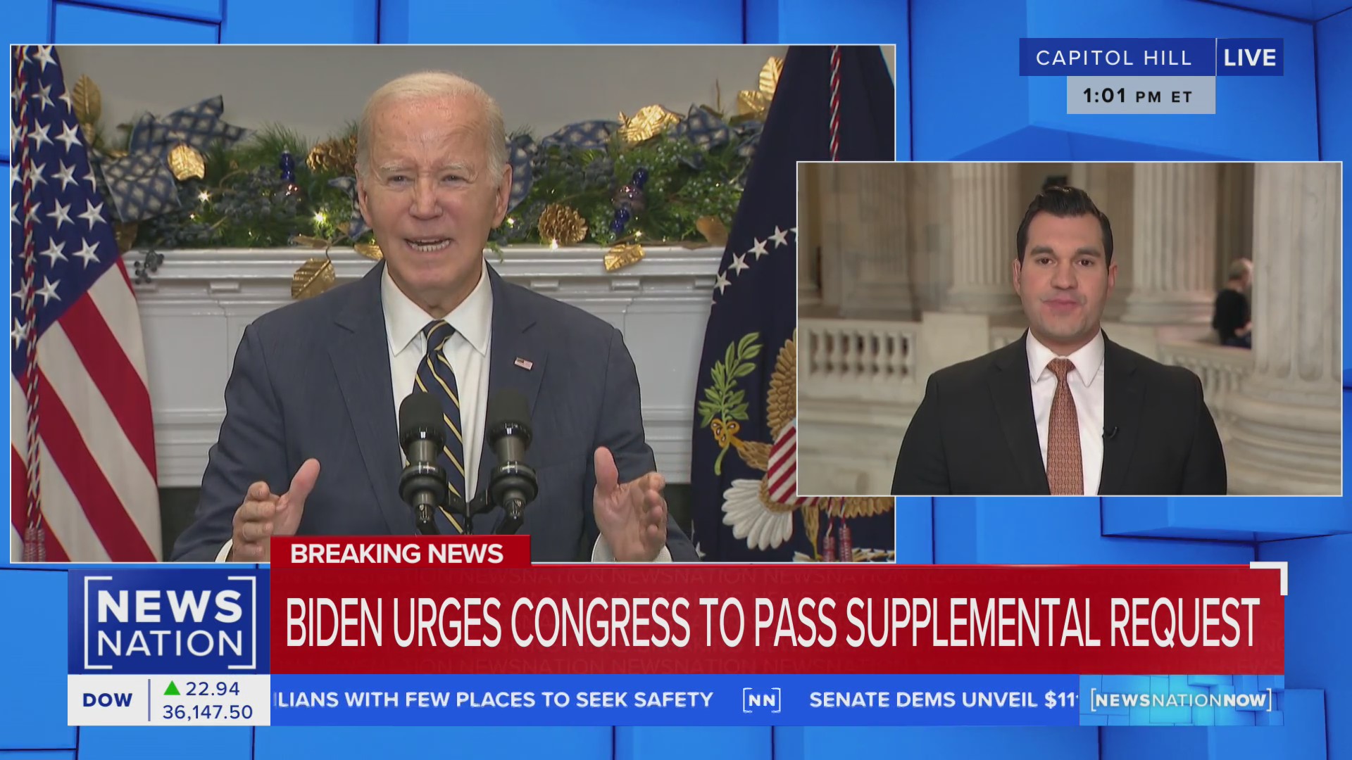 Biden urges Congress to pass Ukraine aid package while expressing ...