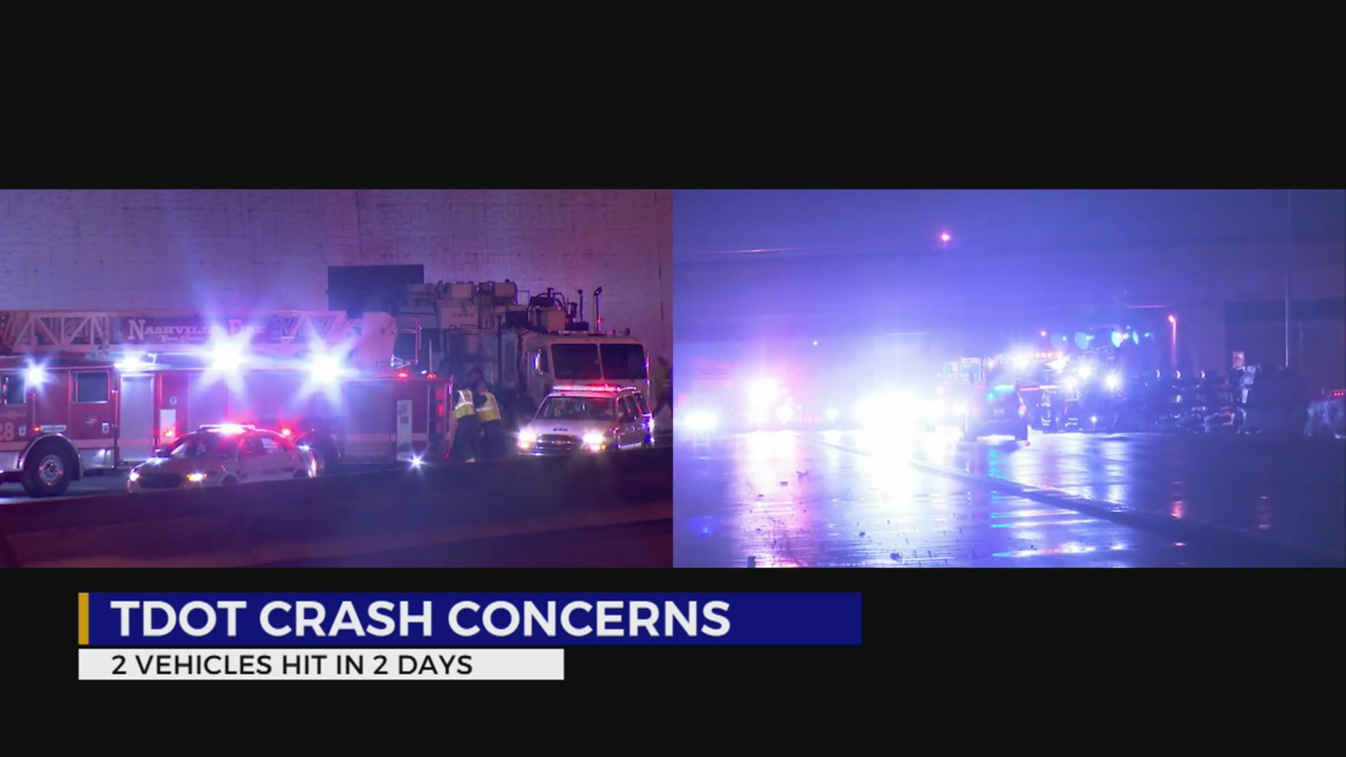 TDOT crash concerns: Two vehicles hit in two days – WKRN News 2