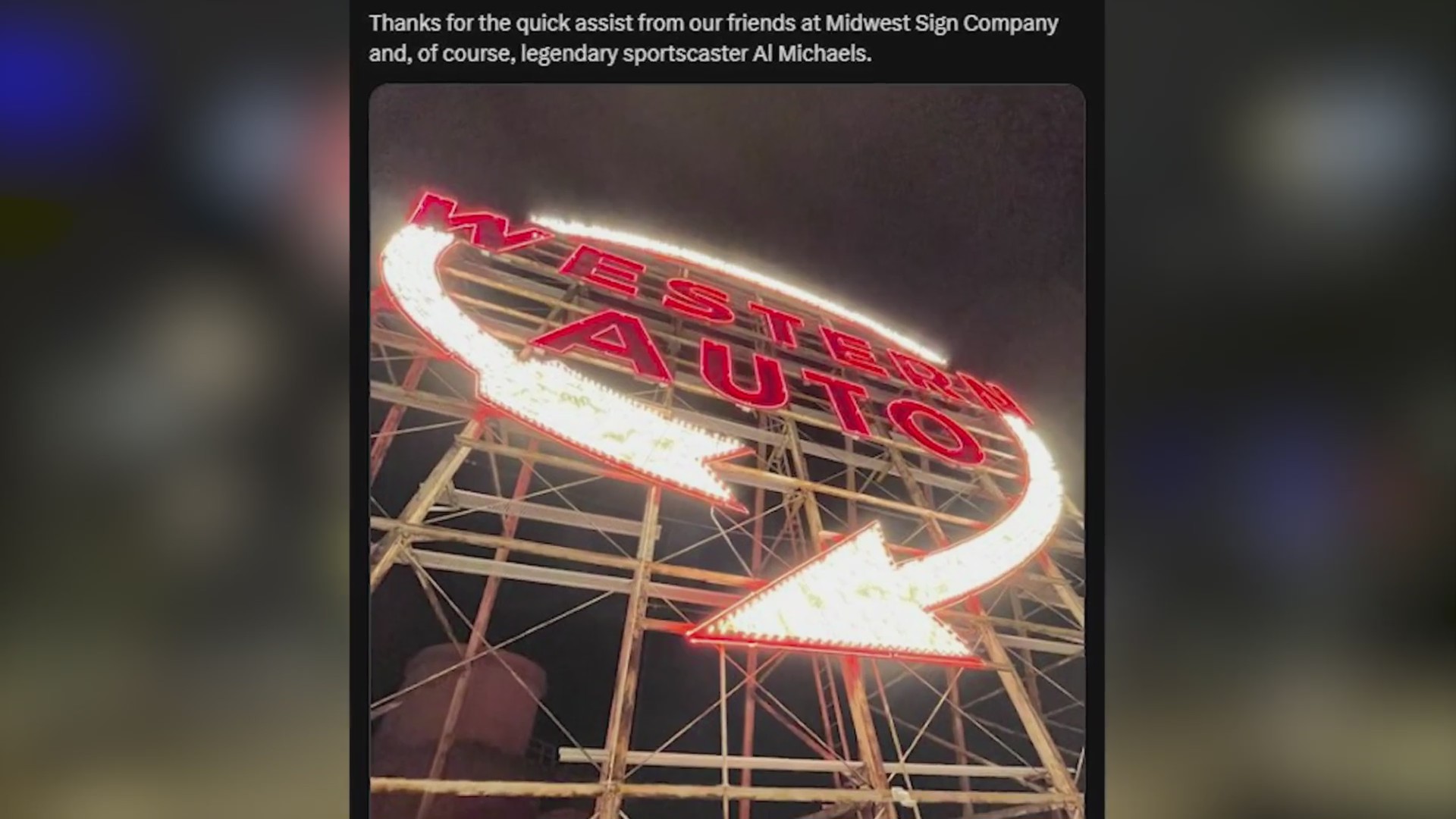 Kansas City’s Western Auto sign gets quick fix – FOX 4 Kansas City WDAF ...