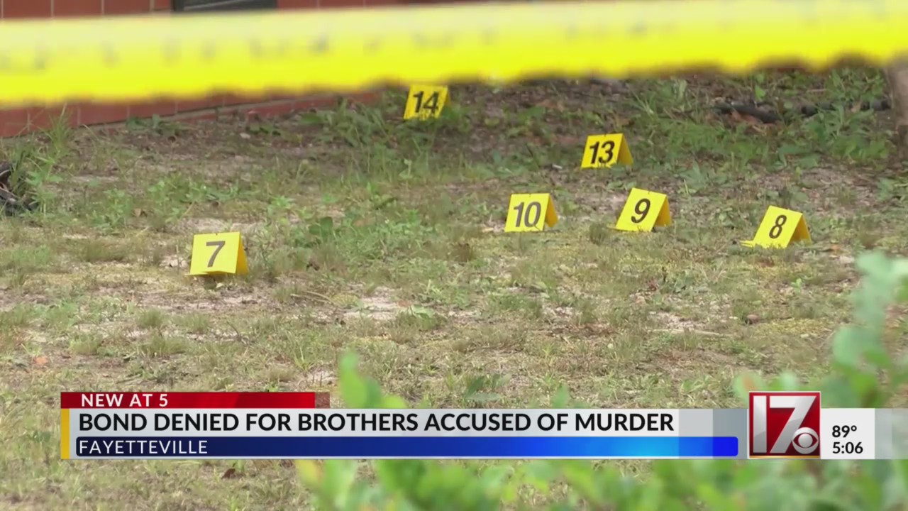 Bond denied for brothers accused of Fayetteville murder – CBS17.com