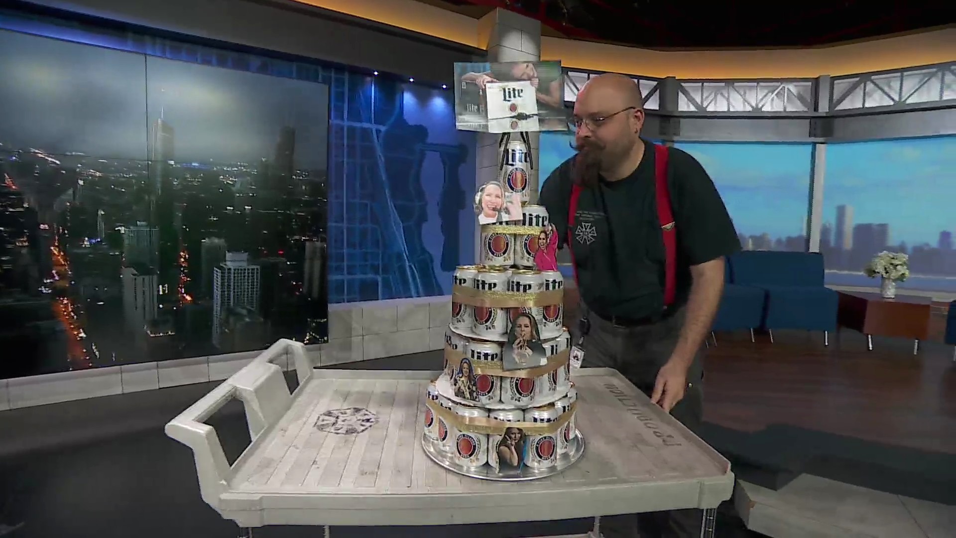 Miller Lite cake for Sarah – WGN-TV