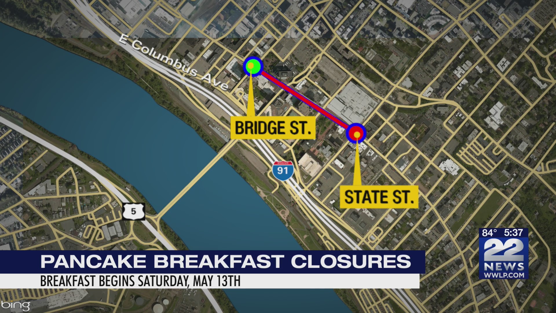 TRAFFIC: Main Street in Springfield closed for World’s Largest Pancake ...