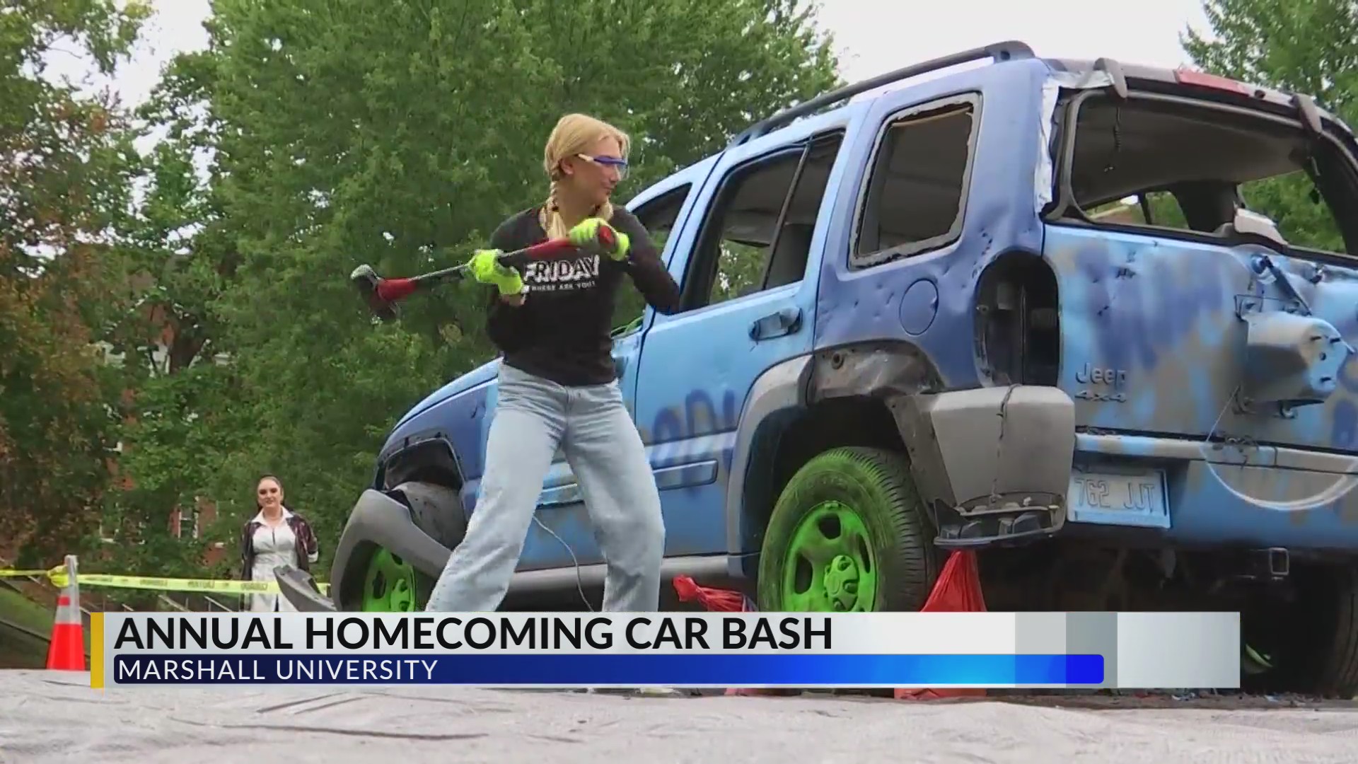 Marshall students celebrate homecoming with annual car bash – WOWK 13 News