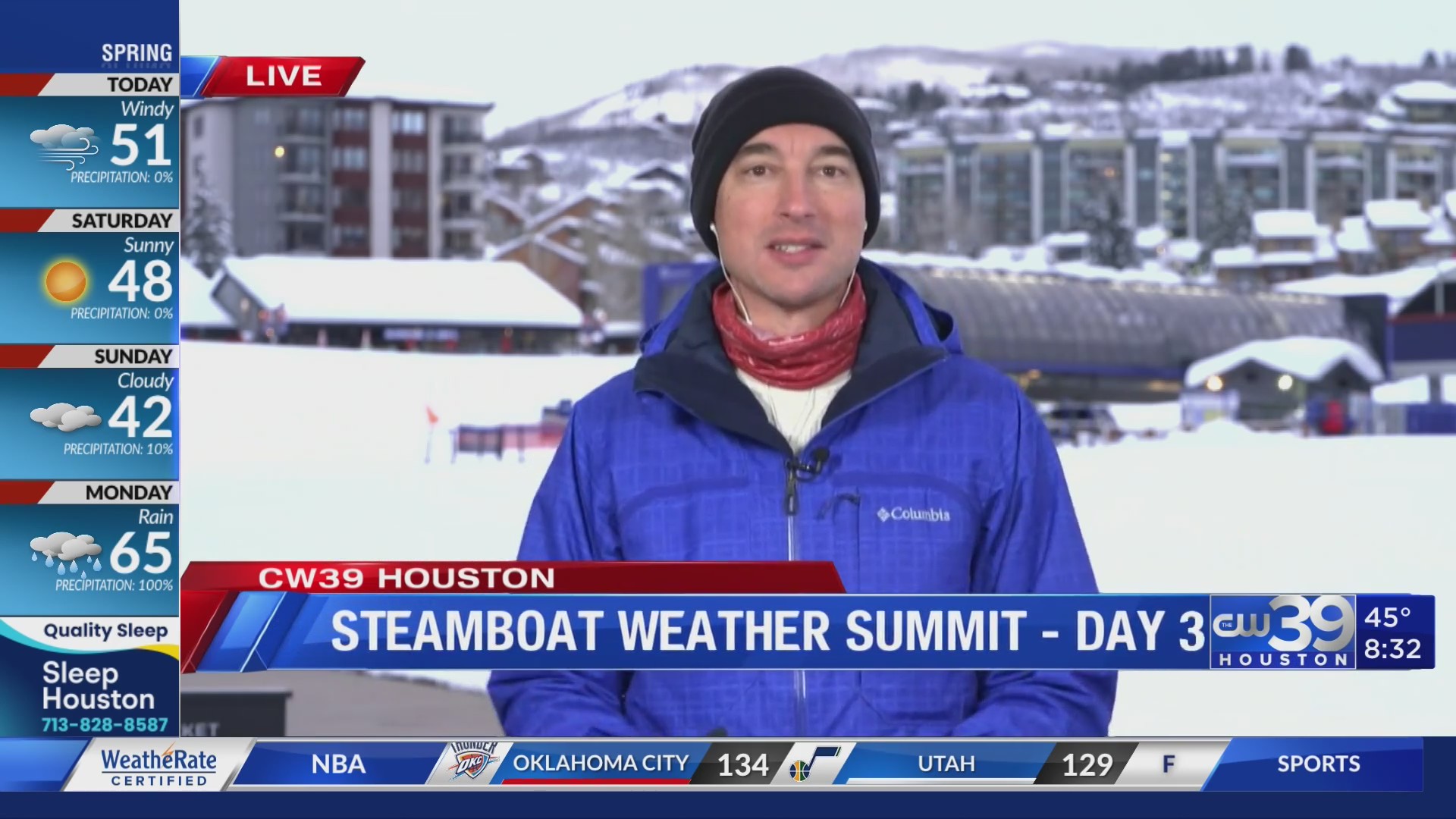 CW39 Chief meteorologist Adam Krueger in at Steamboat weather summit ...