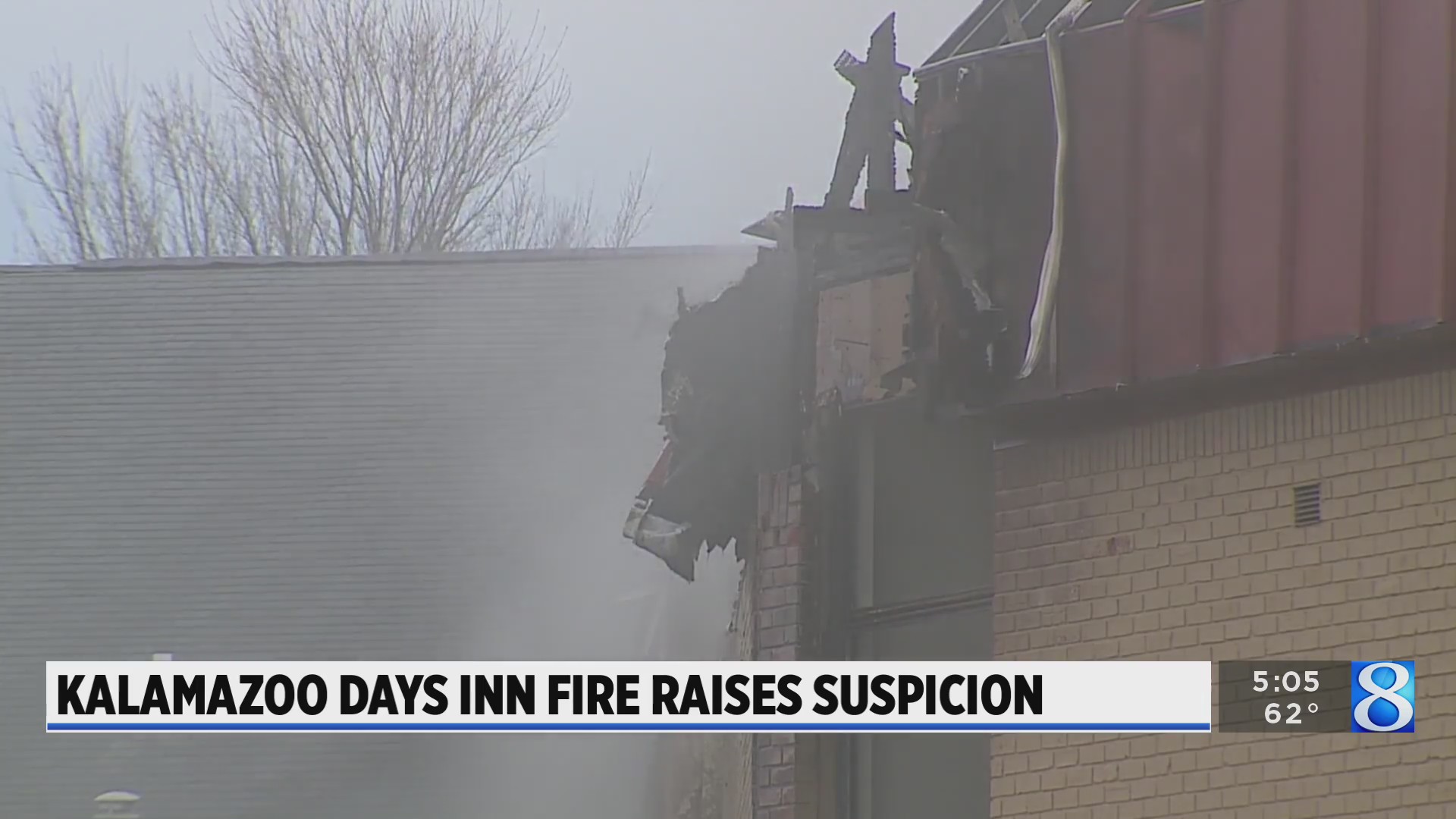 Investigators look into suspicious fire at Kalamazoo hotel – WOODTV.com