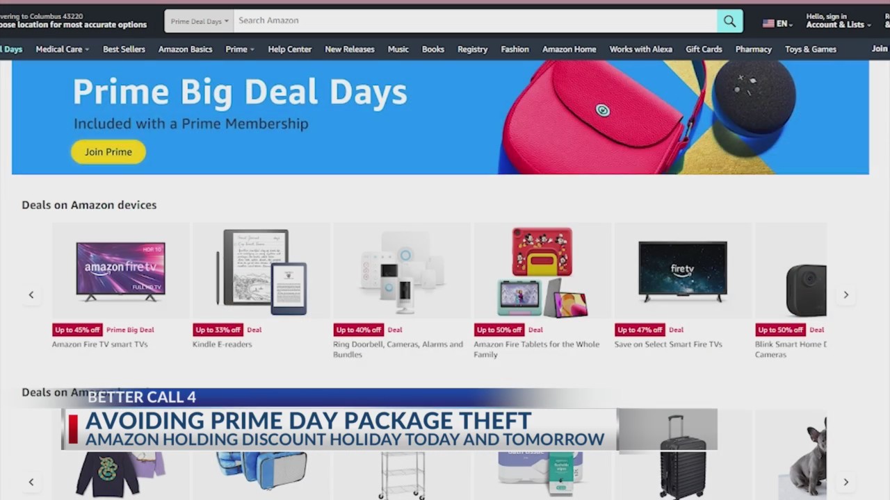 Amazon Prime Days prime opportunity for package thefts – NBC4 WCMH-TV