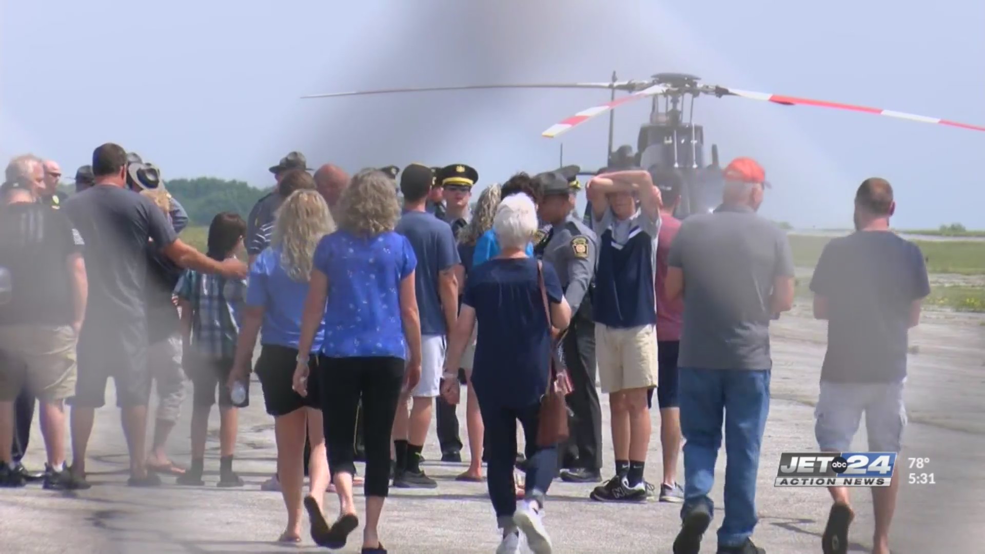 Watch: Body of PA State Police Trooper killed in the line of duty ...