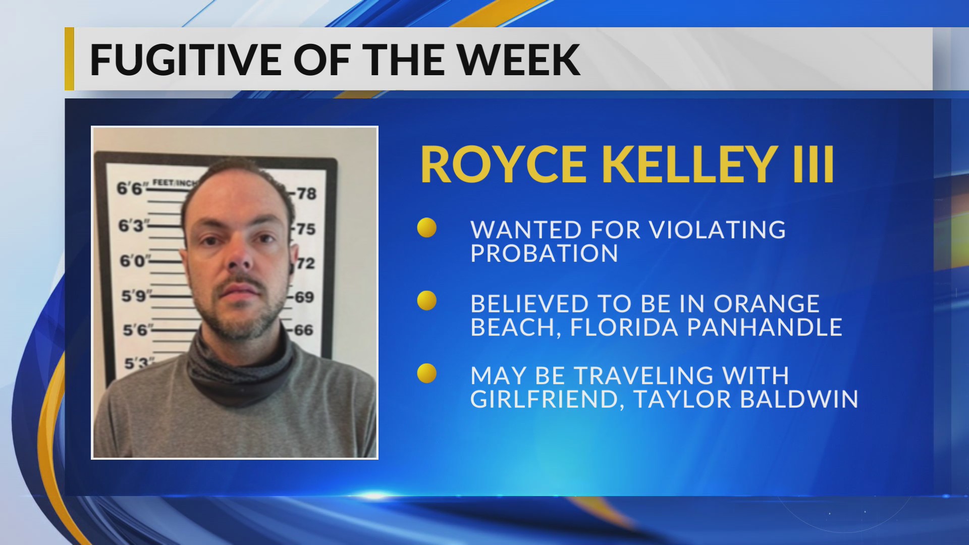 Fugitive of the Week: Royce Kelley III – WKRG News 5