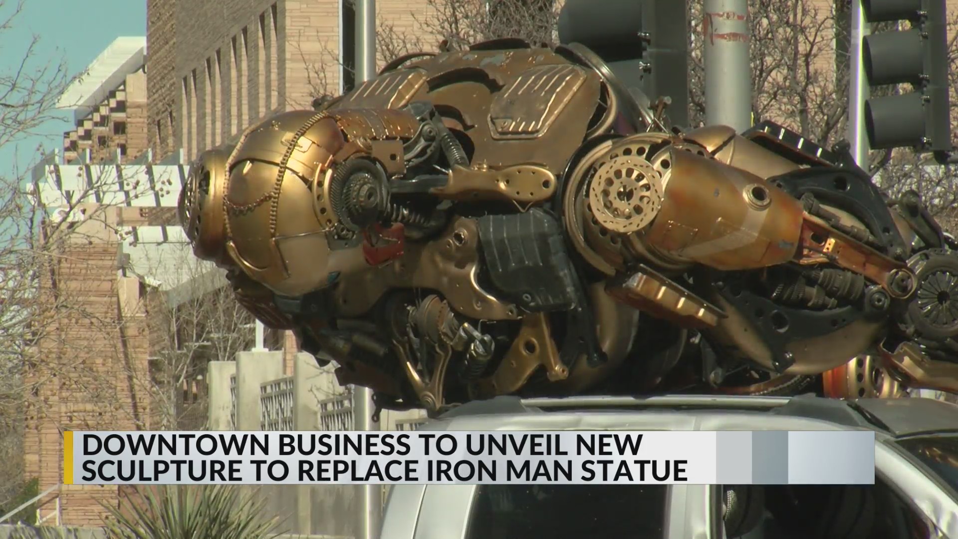 Company reveals plans to replace the fallen Iron Man statue in downtown ...