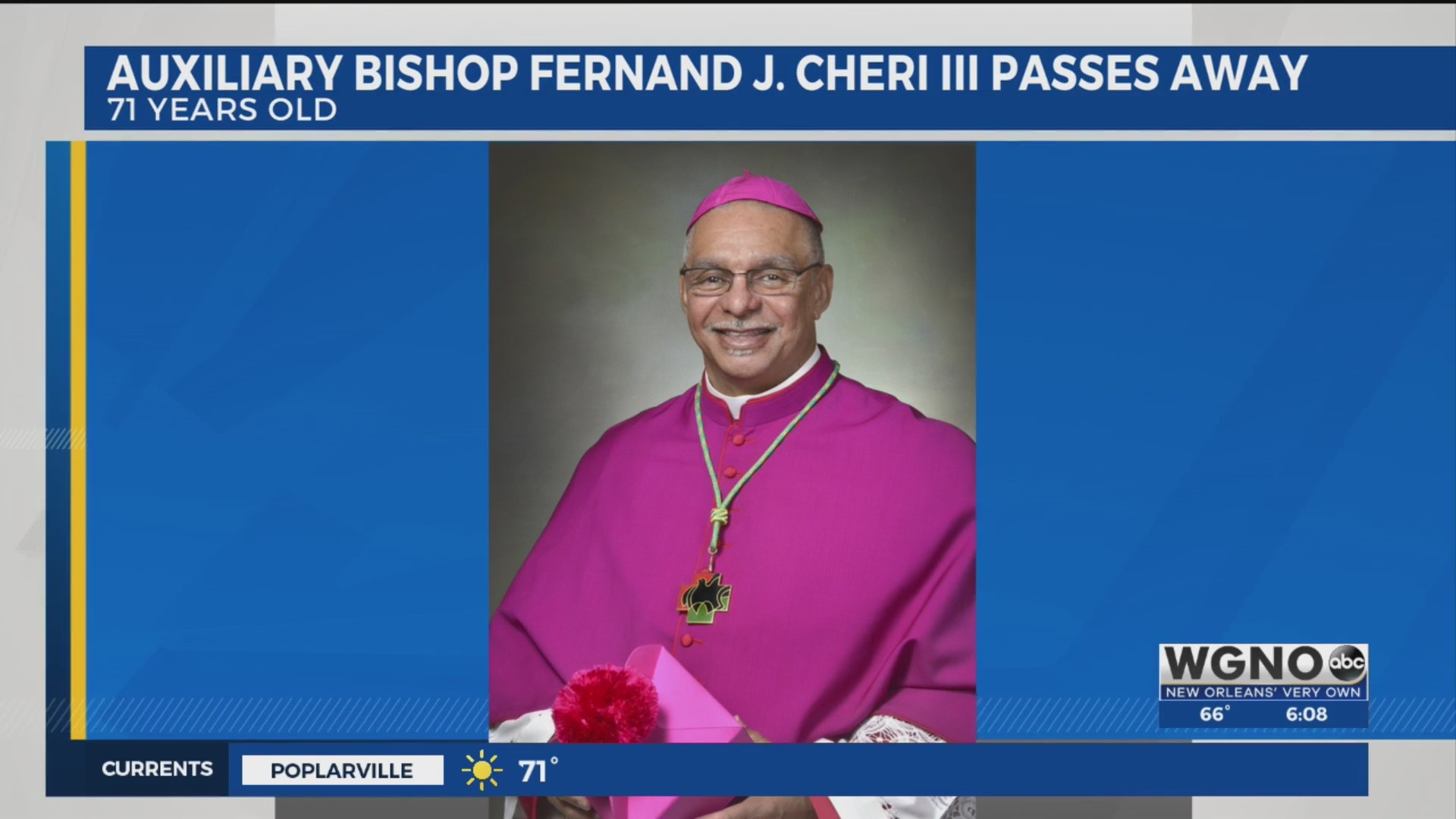 New Orleans Auxiliary Bishop, St. Augustine teacher Fernand Joseph ...