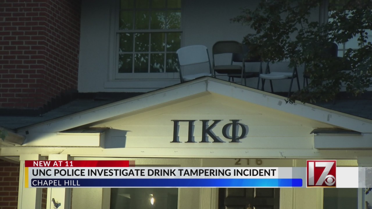 UNC drink tampering – CBS17.com