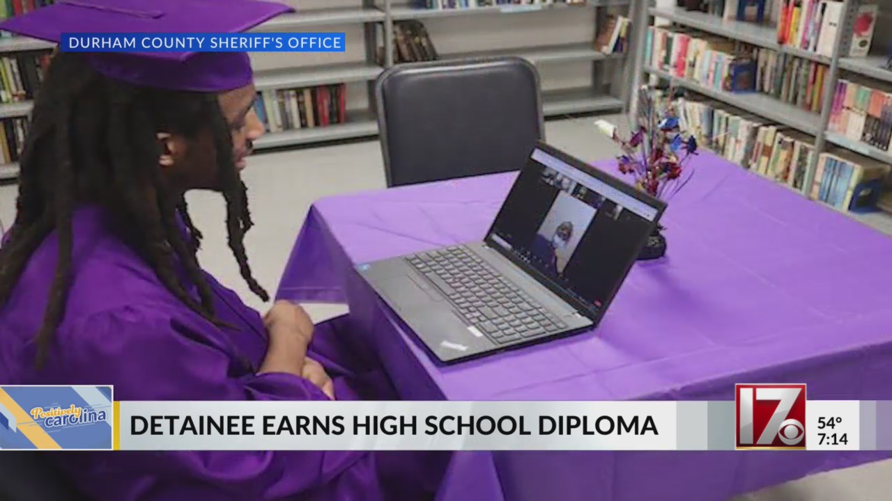 Durham County inmate receives high school diploma – CBS17.com