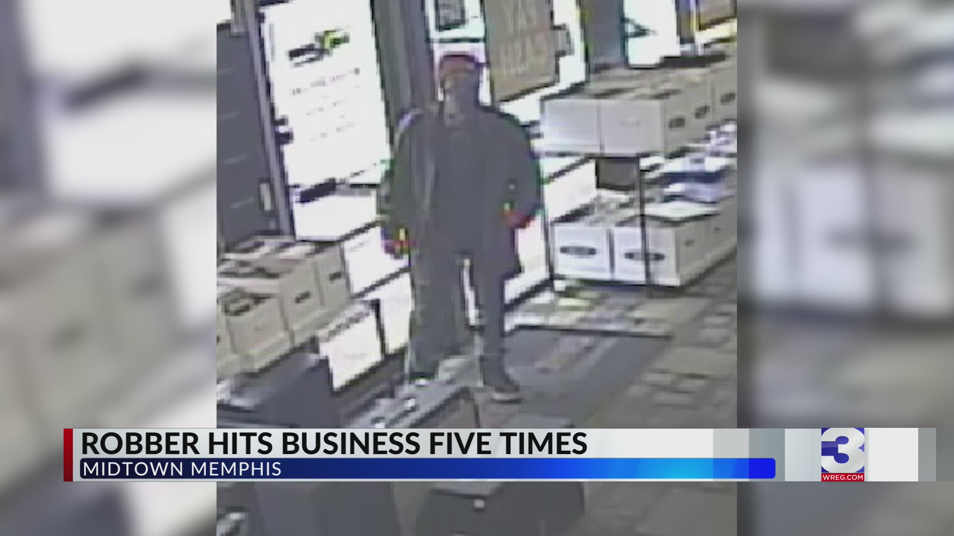 Robber hits gaming store in Midtown five times – WREG.com
