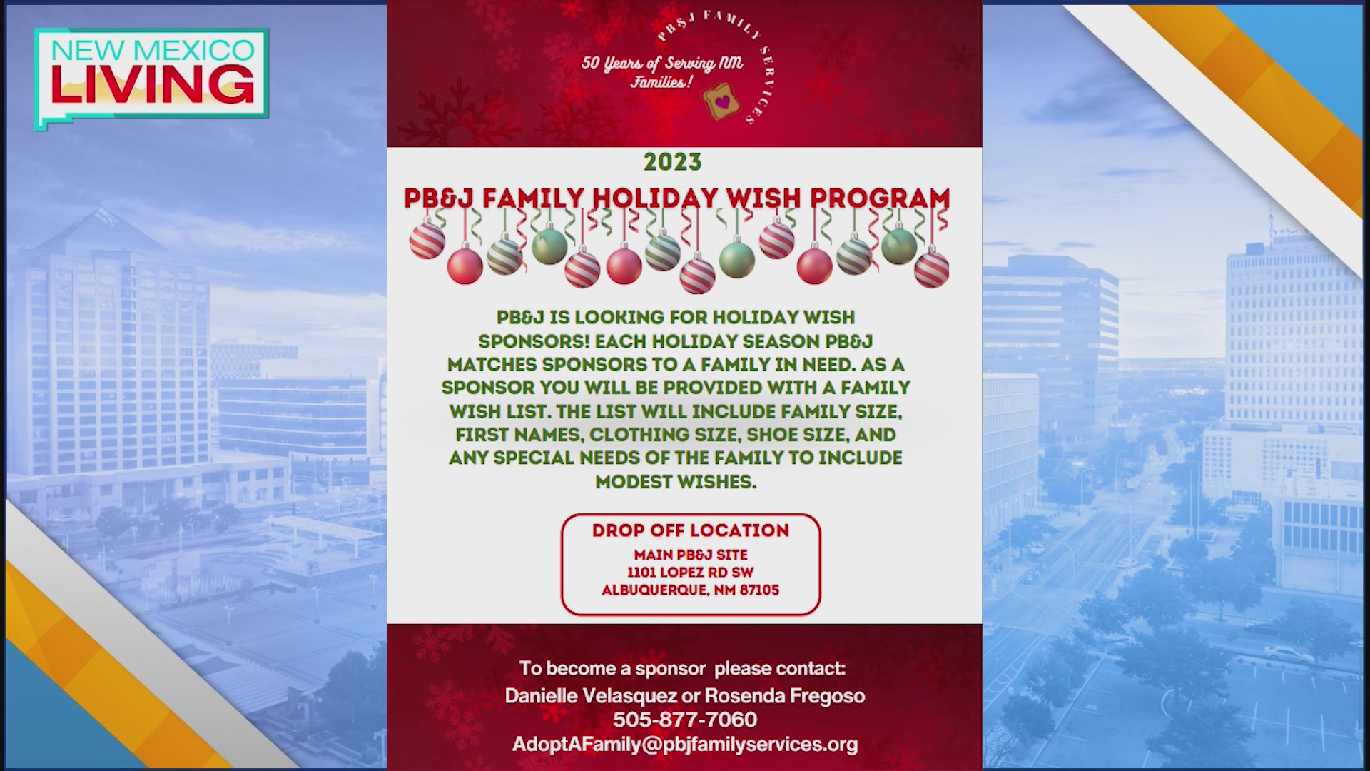 PB&J Family Services hosts Holiday Wish Program to benefit local ...