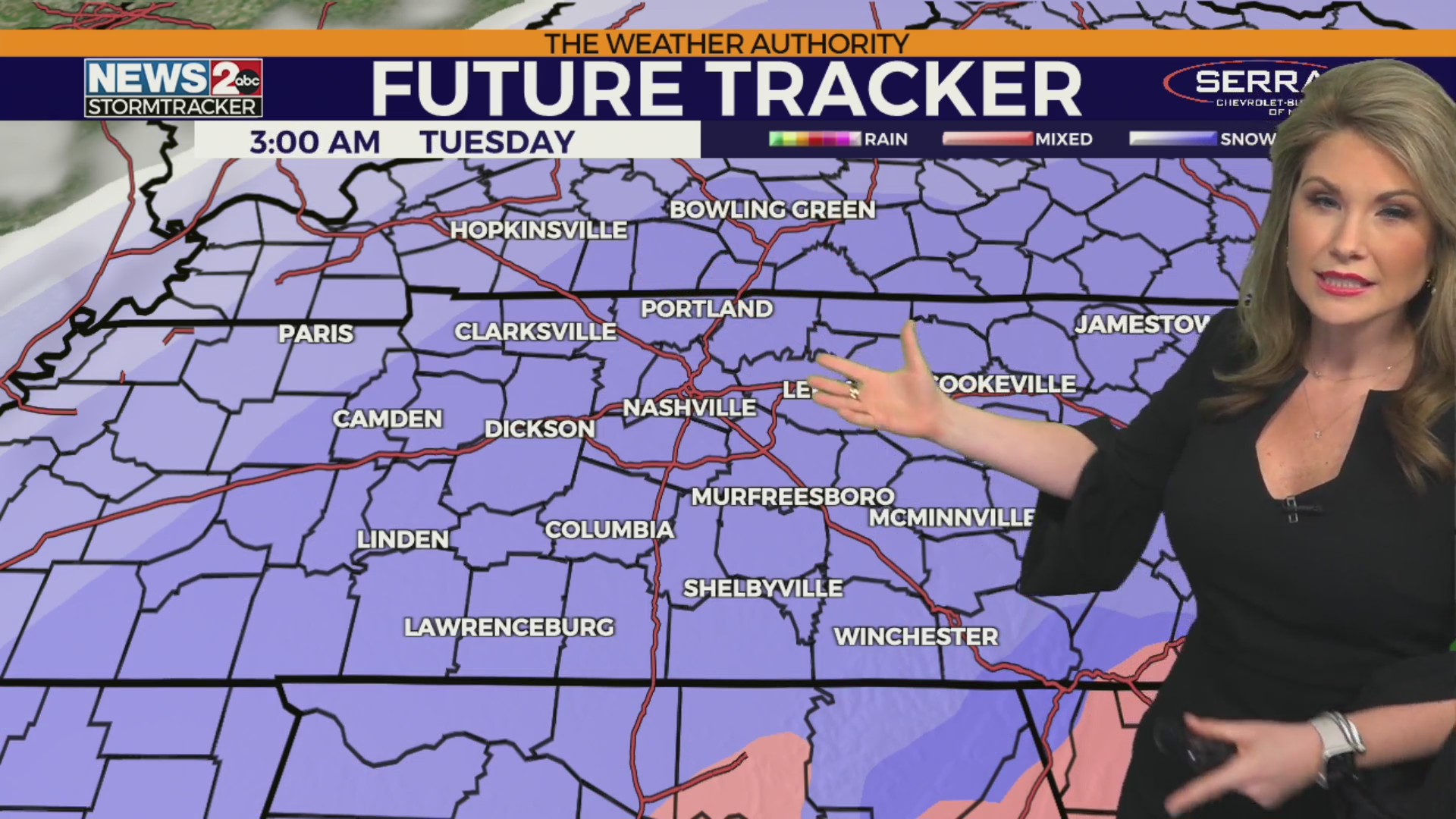 Jan 9th Midday Forecast – WKRN News 2