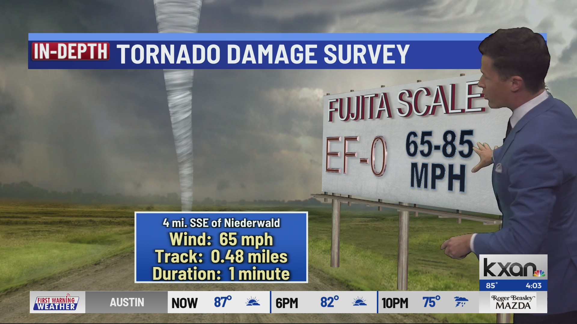 NWS confirms tornado as EF-0 that passed through Caldwell County ...